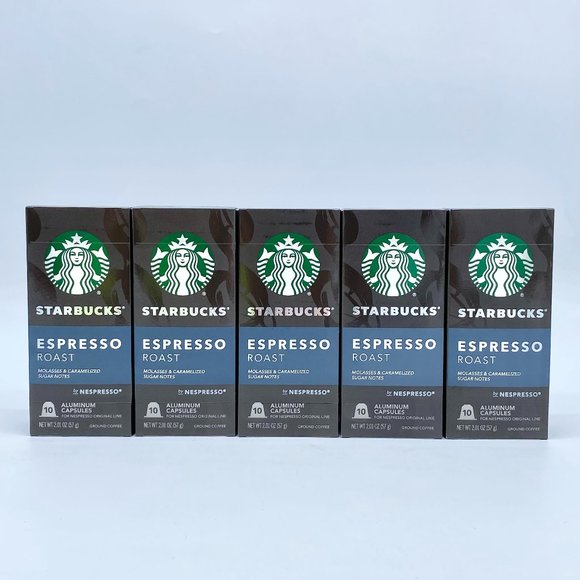 Nespresso | Kitchen | 5 Nespresso Starbucks Espresso Roast Pods ...